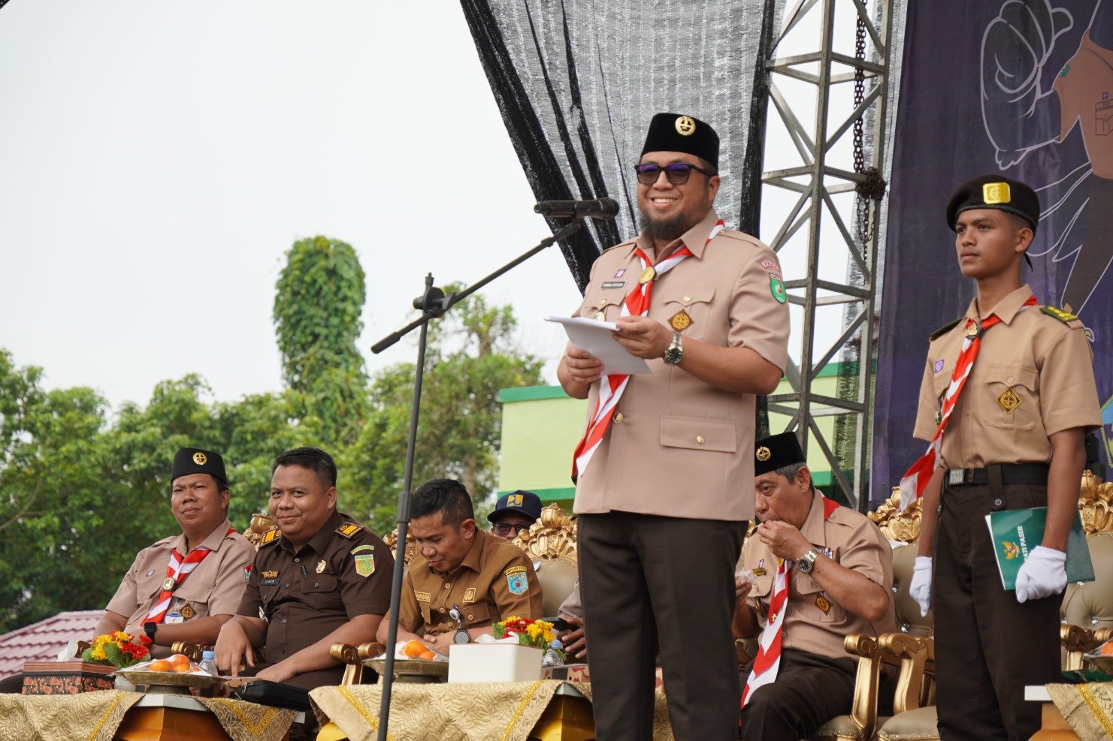 Wakil Bupati Paser H. Ikhwan Antasari, S.Sos, Buka Perkemahan Antar Satuan Karya Kaltim ...